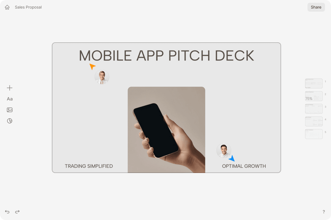 Free Online Pitch Deck Maker — 100+ templates