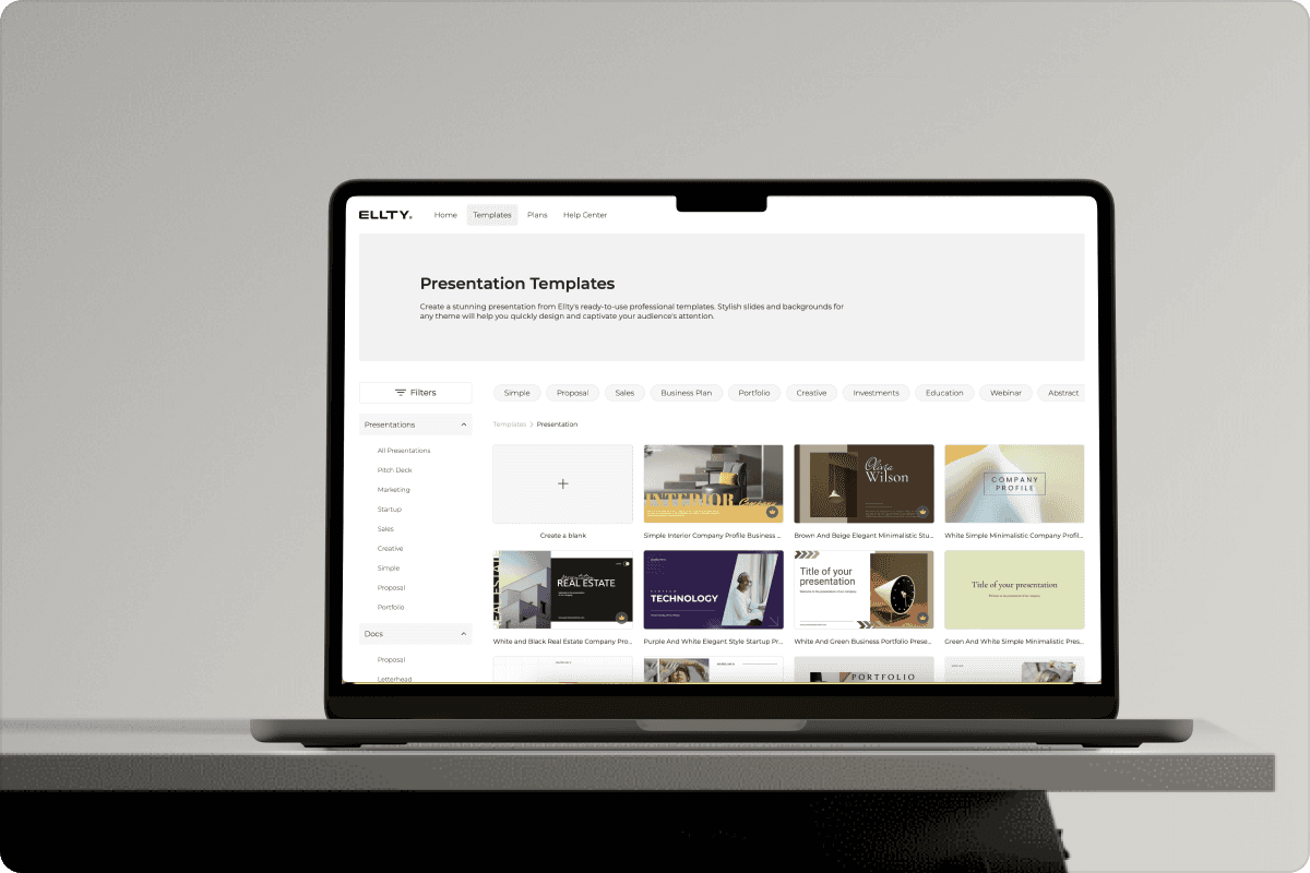 Ellty | Smart presentation software for global teams