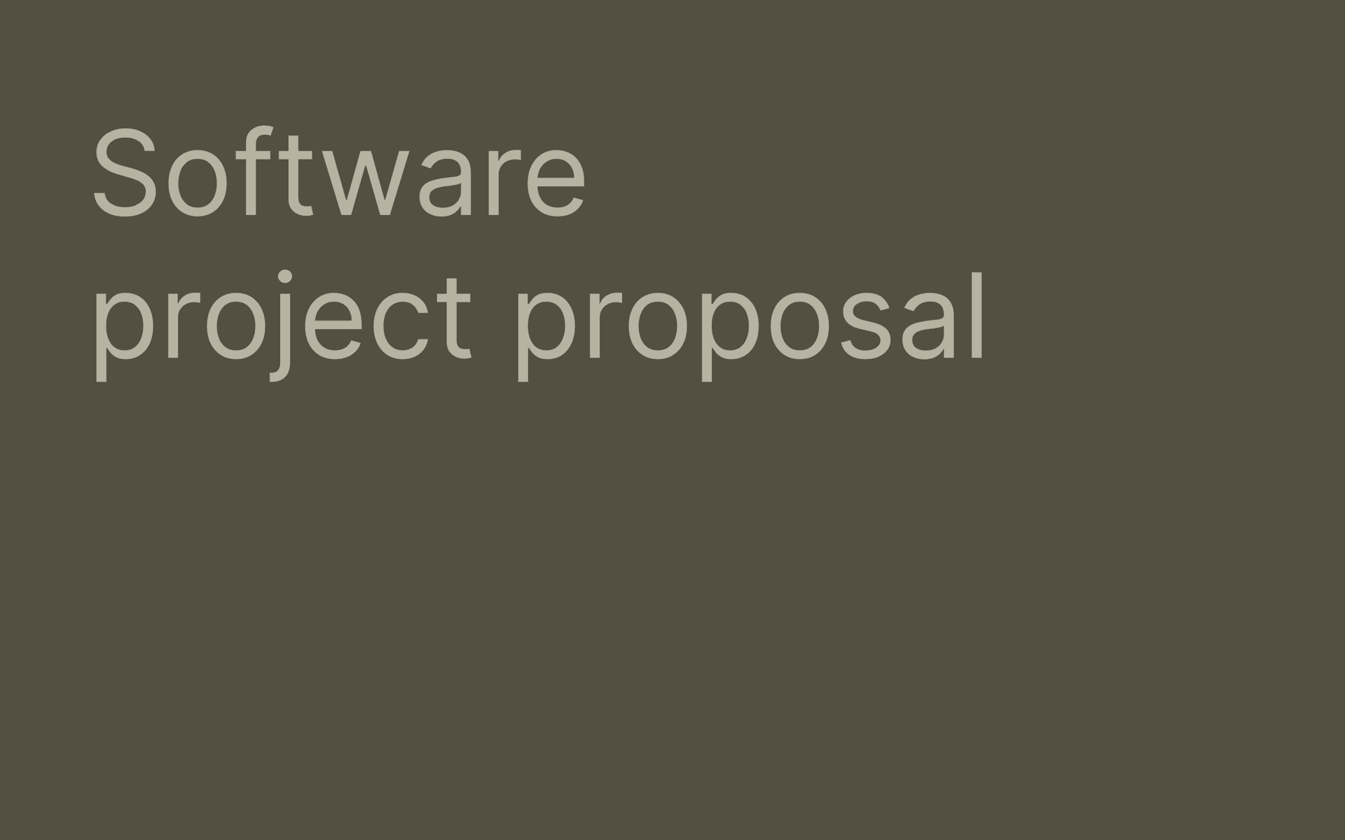 Software project proposal: Examples, template & tips
