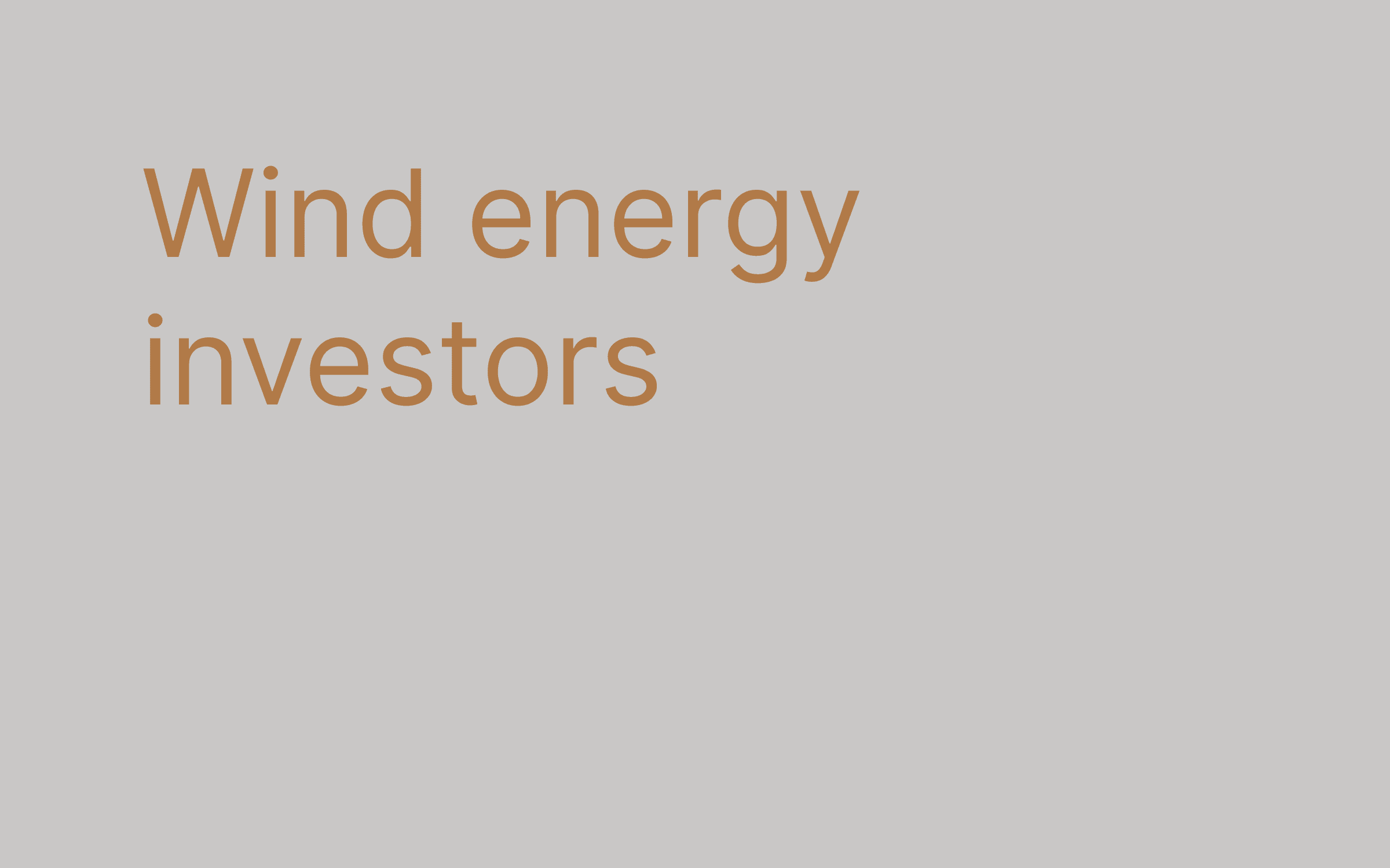 20+ Wind Energy Investors Financing Clean Energy Development